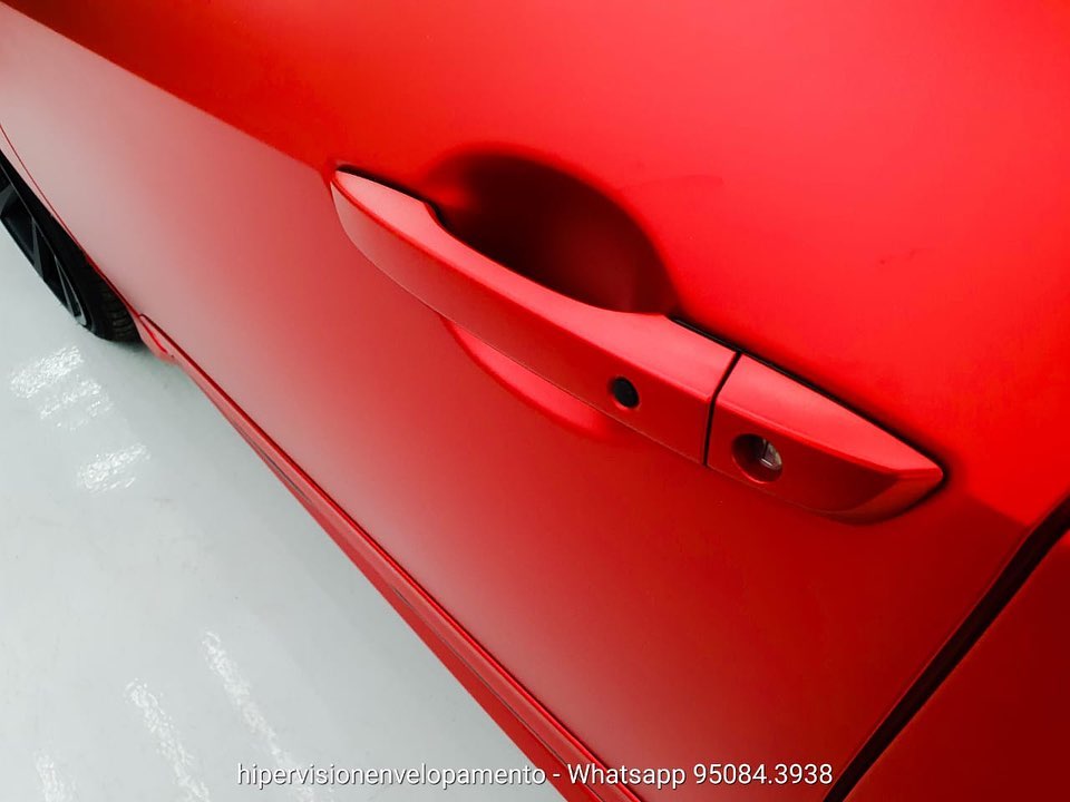 No Tension: Wrapping Smaller Part of Door Handle with Vinyl Wrap Film ...