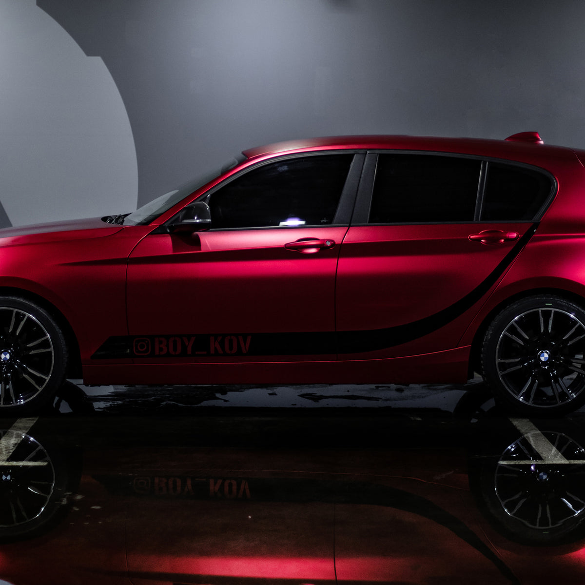 Vinyl wrap. Paint protection film. Full coverage corners with PPF ...