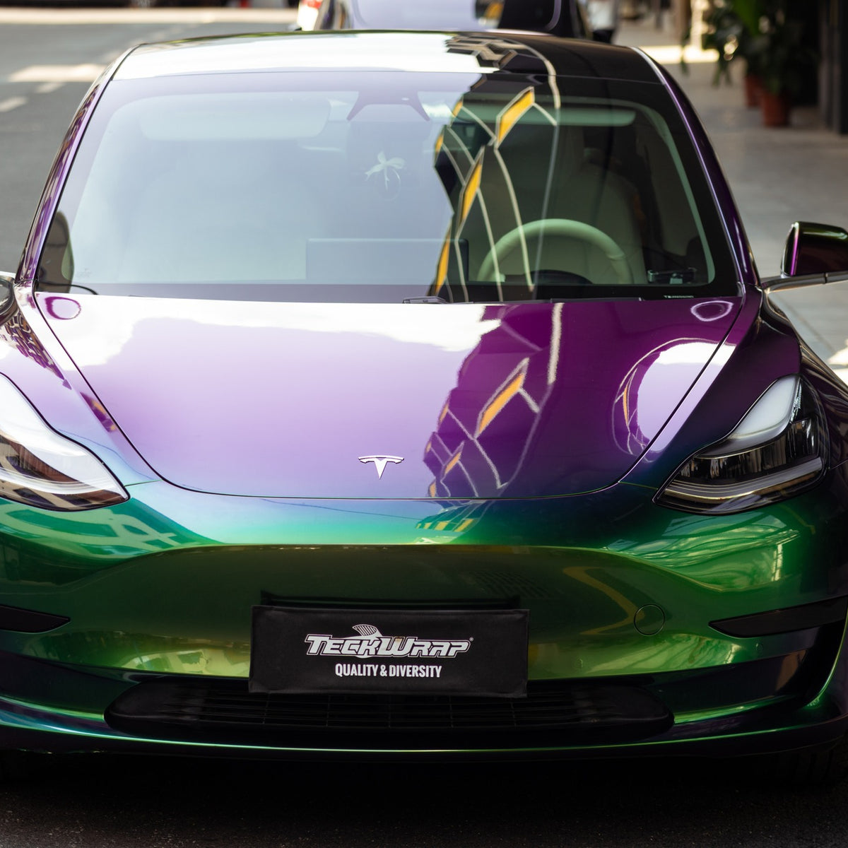 Proper workflow: Wrapping Tesla hood with vinyl film | TeckWrap ...