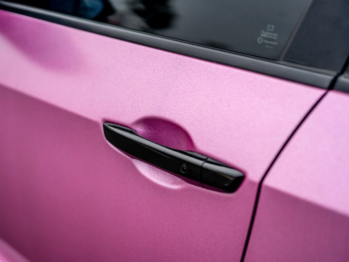 Wrapping door handle in one piece vinyl wrap film – Teckwrap International