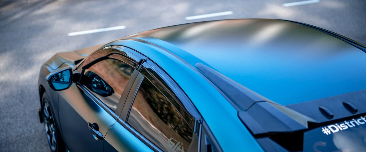 Wrapping around raised object without overstretching vinyl wrap film ...