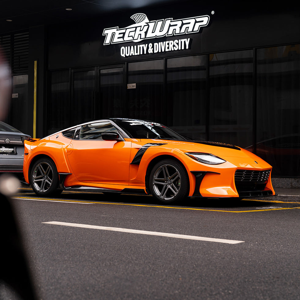 Buy Orange Vinyl Wrap, Orange Wraps – Teckwrap International