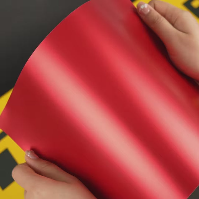 Satin Flame Red Vinyl Wrap (SMT15) – Teckwrap International