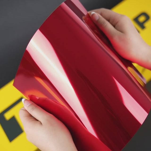 Cherry Red Chrome (CHM04-HD) Vinyl Wrap – Teckwrap International