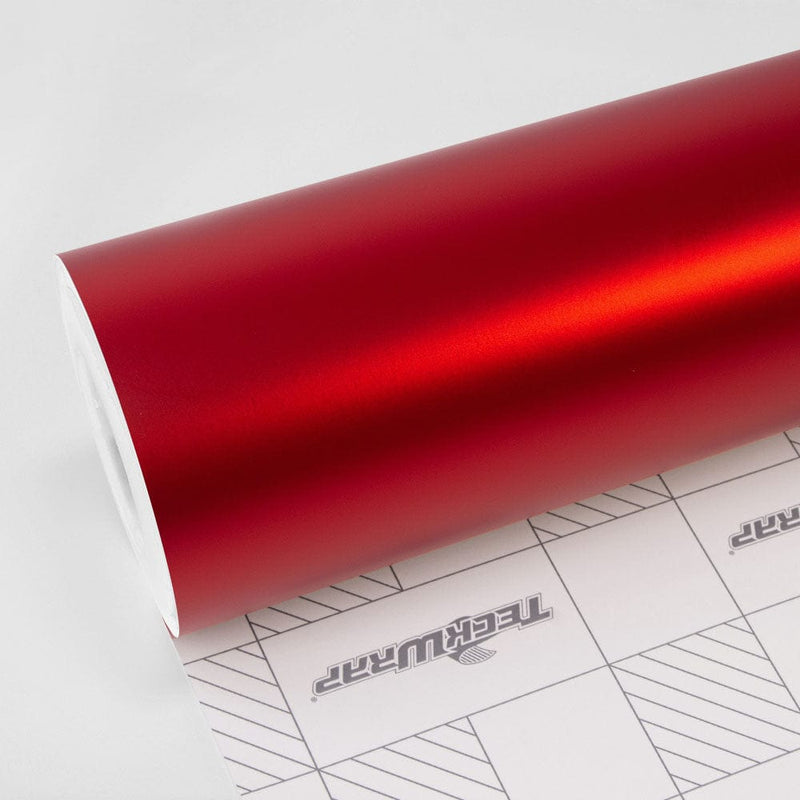 Satin Flame Red Vinyl Wrap (SMT15) – Teckwrap International