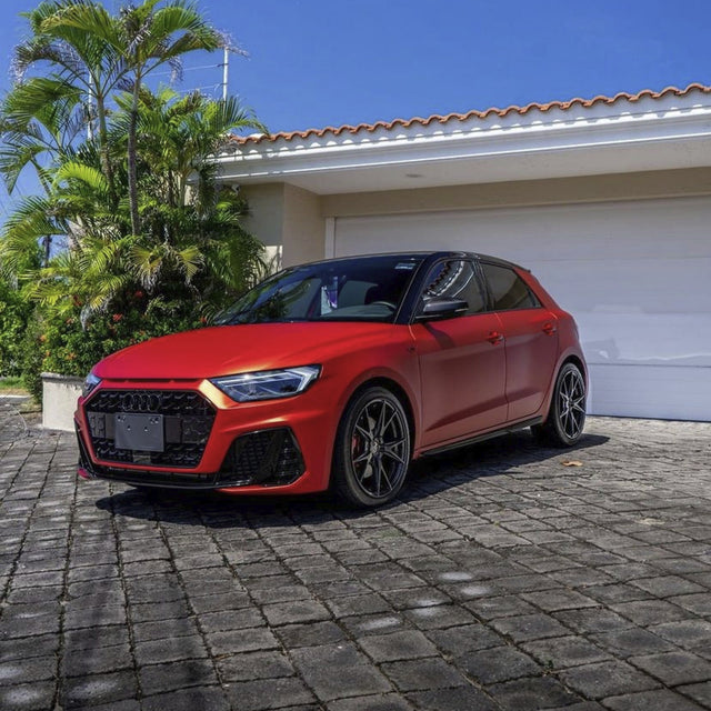 Satin Flame Red Vinyl Wrap (SMT15) – Teckwrap International